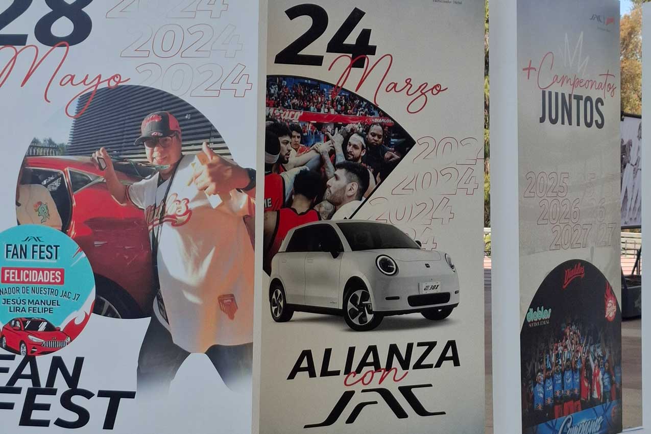 JAC México y los Diablos Rojos del México reafirman su alianza por tres ...